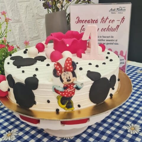 Tort Copii Minnie Mouse Tort Moț | Cofetăriile Ando Fantezia